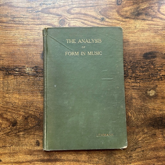 Accents | Vintage Book The Analysis Of Form In Music | Poshmark